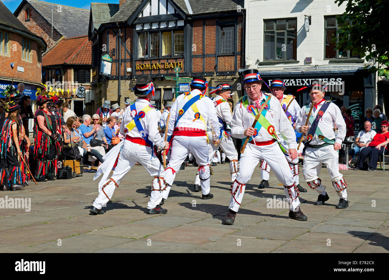 Morris dancers in York, North Yorkshire, England UK Stock Photo - Alamy