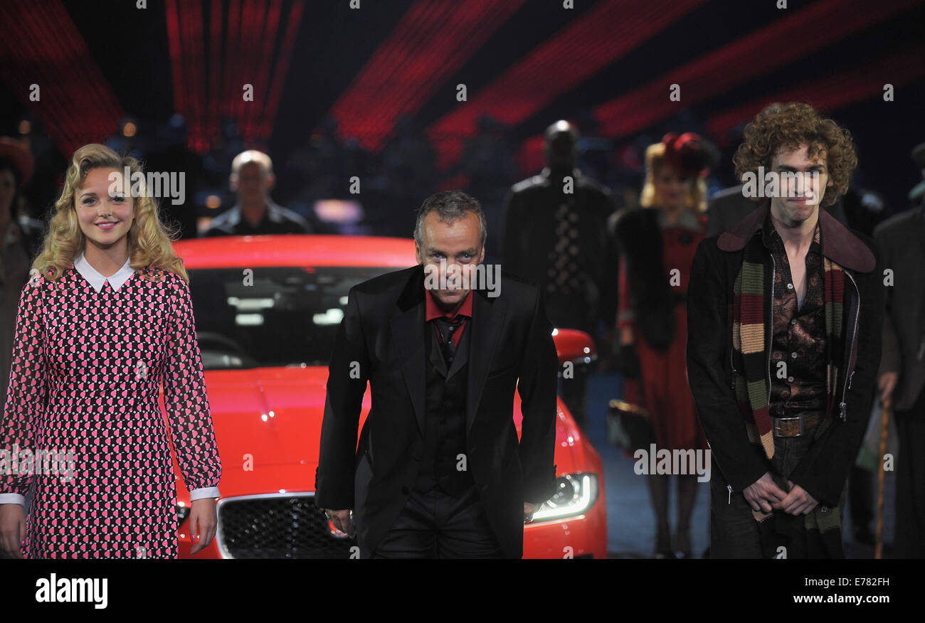 London, UK. 8th Sep, 2014. Georgina Beedle, John Hannah and Jackson ...