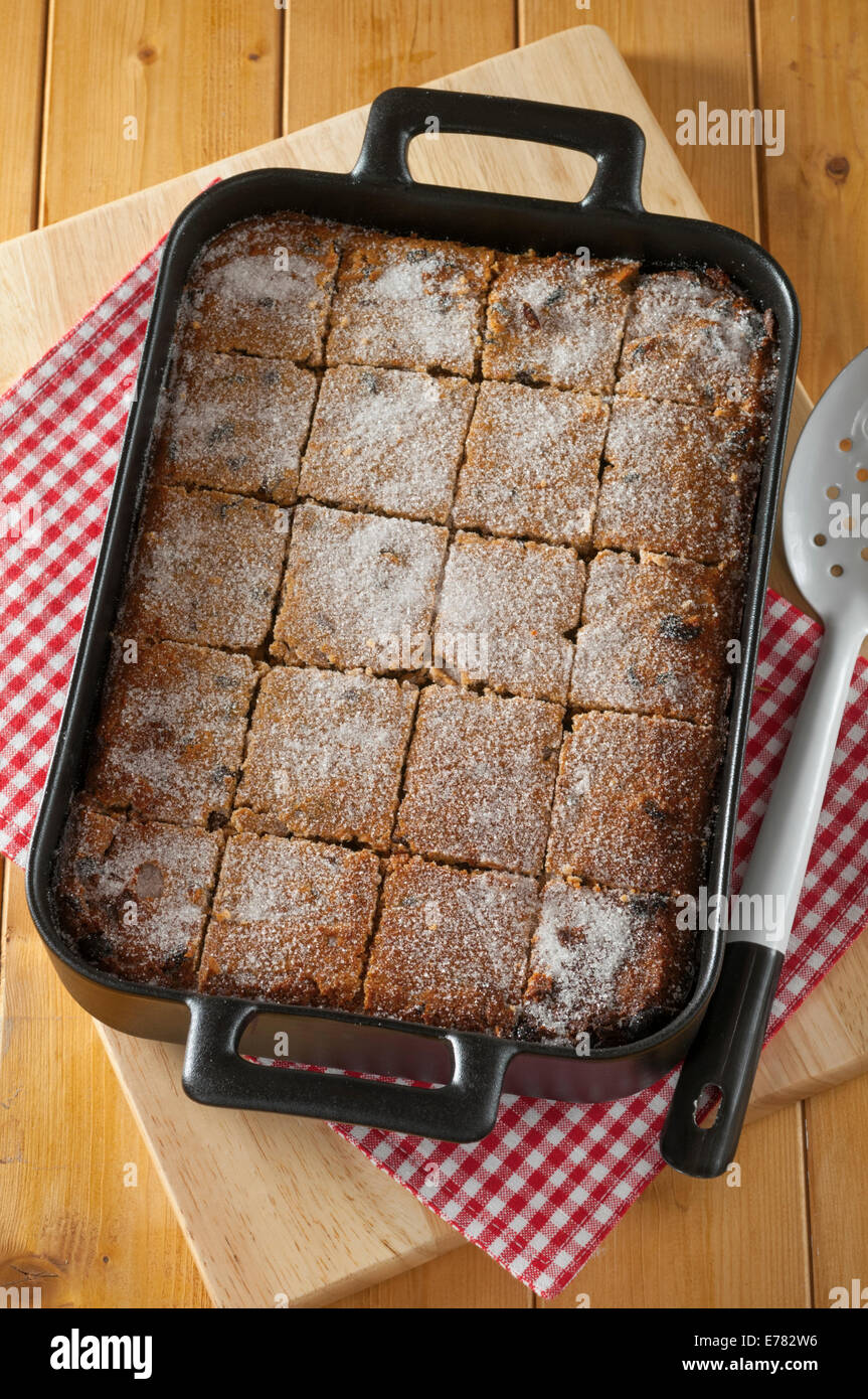 Traditional British bread pudding Stock Photo - Alamy