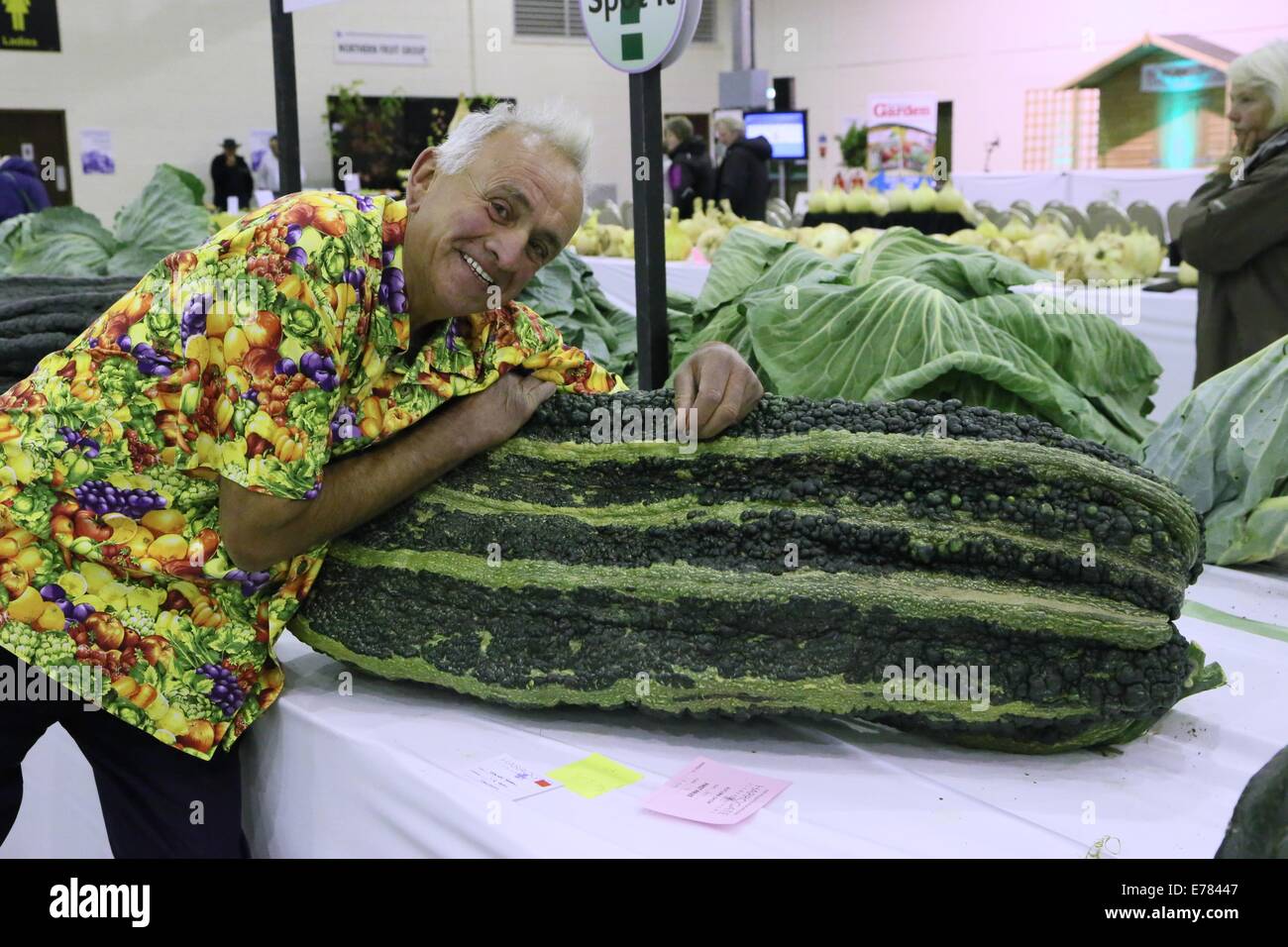 Harrogate, North Yorkshire, UK. 15th Sep, 2013. Ian Neale poses with ...