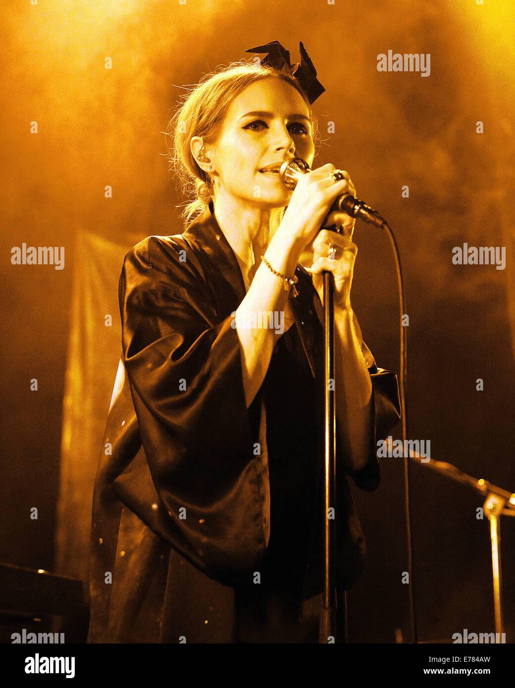 Swedish singer Nina Persson, formerly of The Cardigans, performs a solo ...