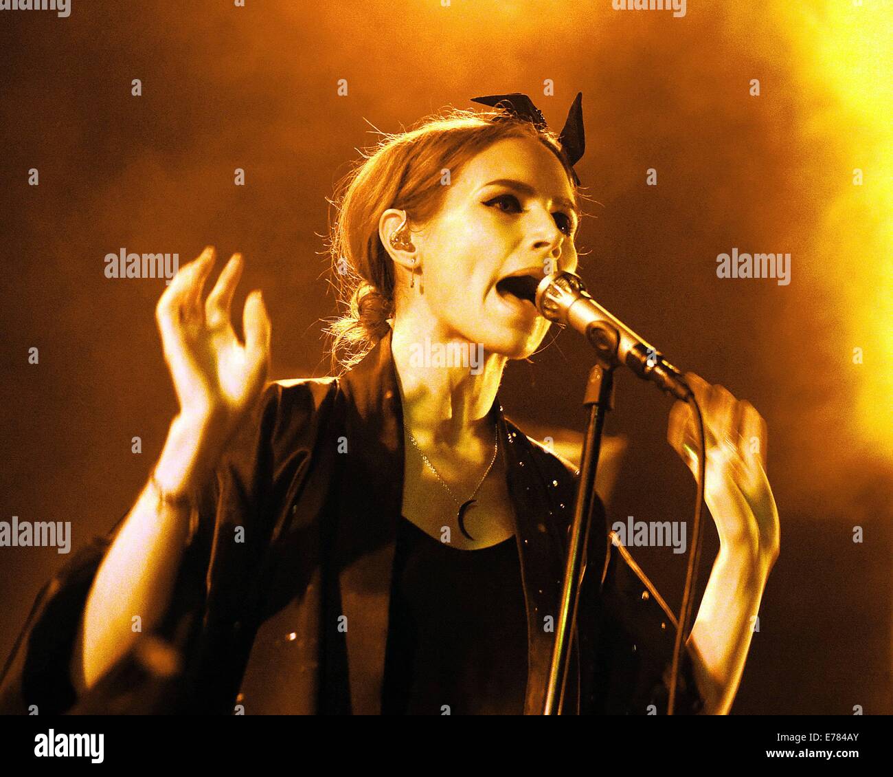 Swedish singer Nina Persson, formerly of The Cardigans, performs a solo ...