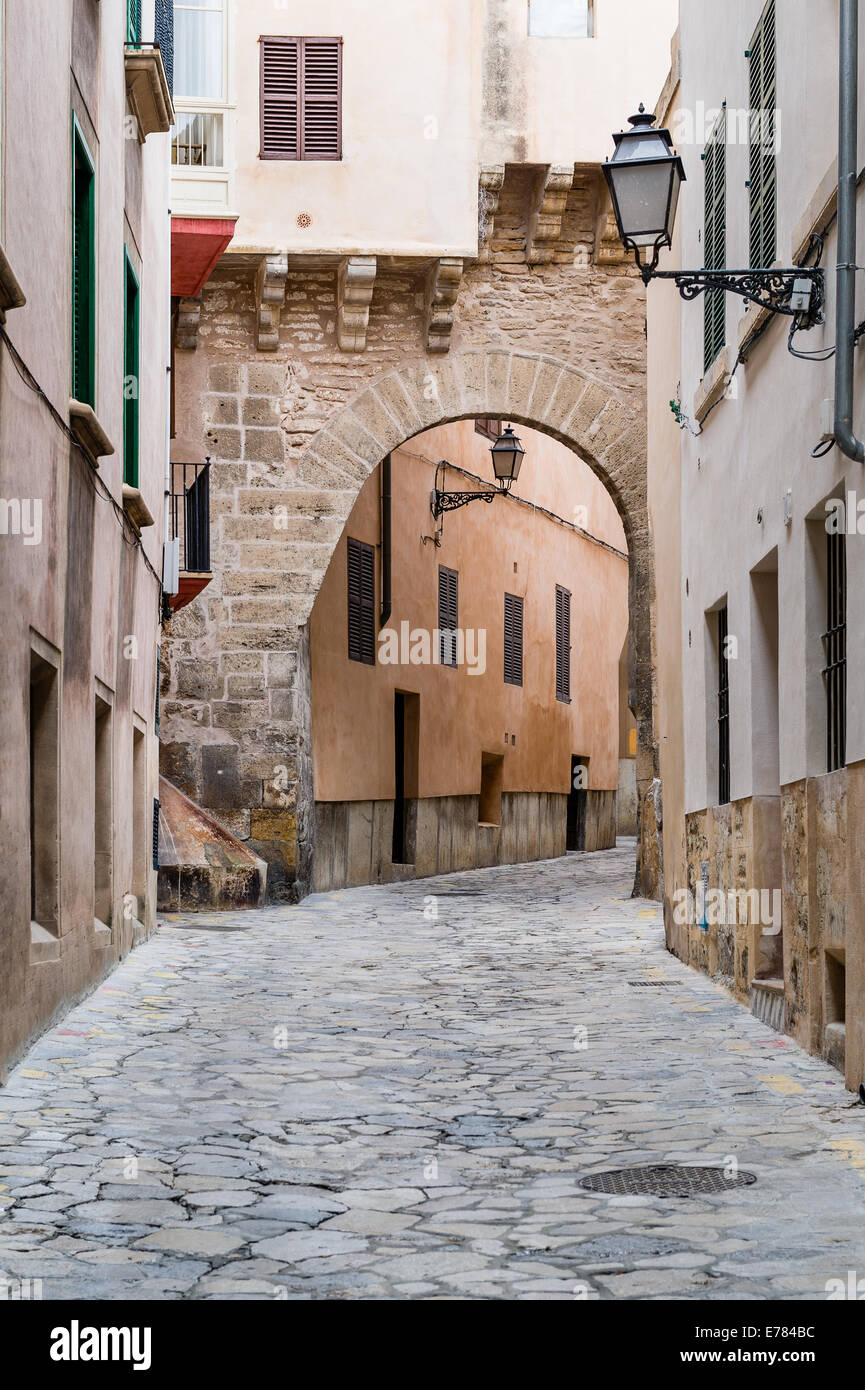 Old mediterranean town streets Stock Photo - Alamy