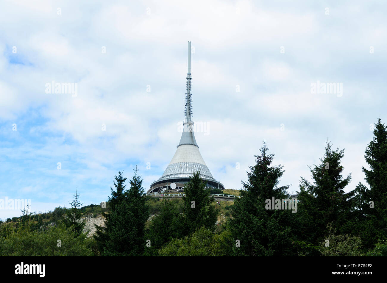 Jested tower at Liberec Stock Photo - Alamy