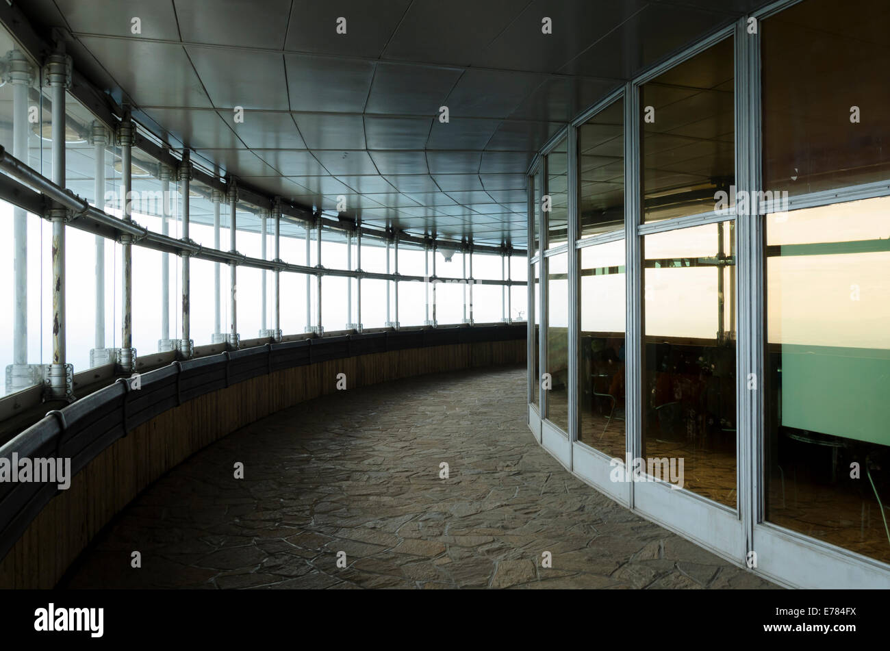 Inside Jested tower at LIberec Stock Photo - Alamy