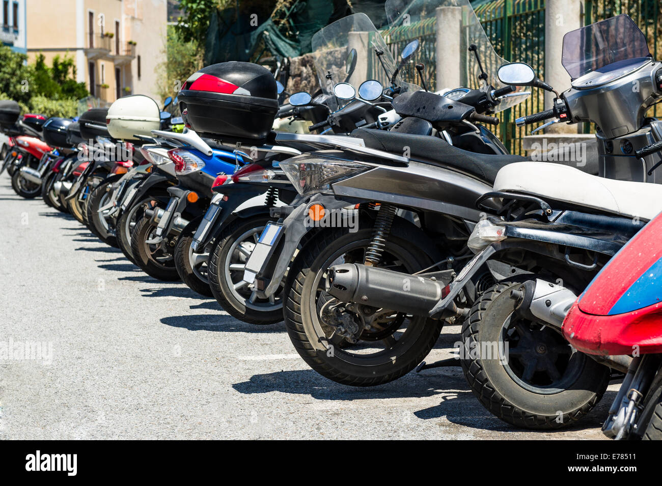 Moped parking hi-res stock photography and images - Alamy