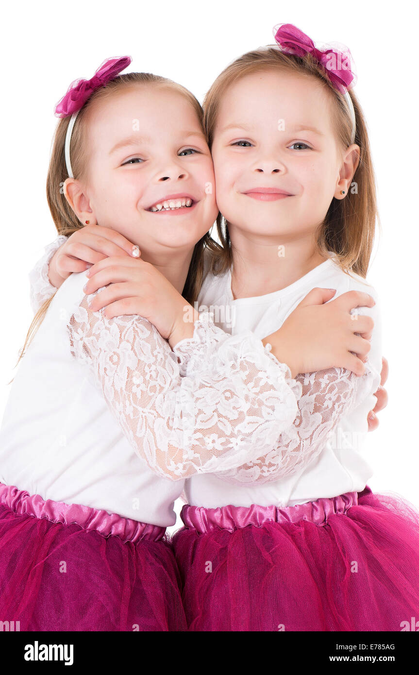 Blonde twins hi-res stock photography and images - Alamy