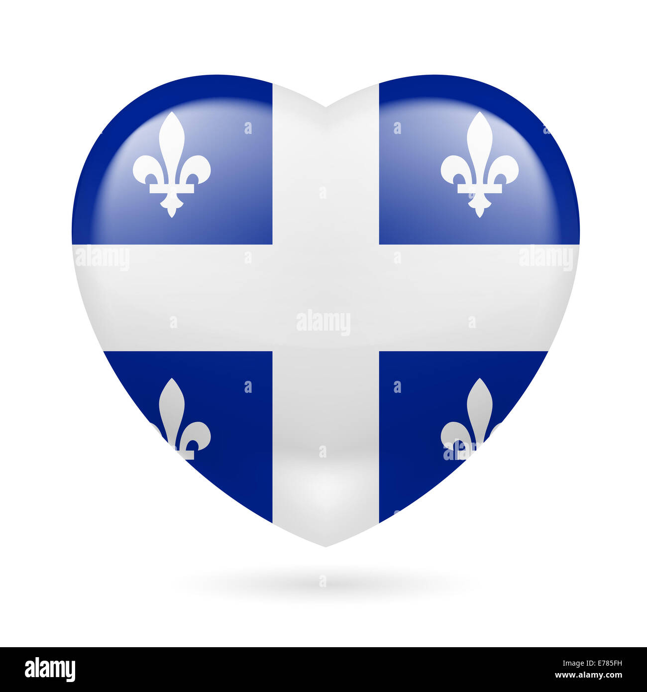 Canada heart design Cut Out Stock Images & Pictures - Alamy
