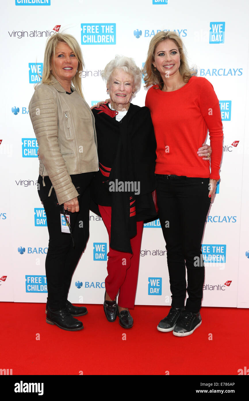 'WE day UK' held at Wembley Arena - Arrivals Featuring: Joan Templeman ...