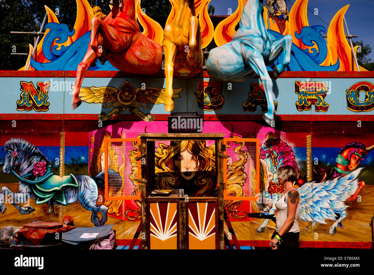 Inside the Glastonbury Unfairground 2014 is a collision of big top ...