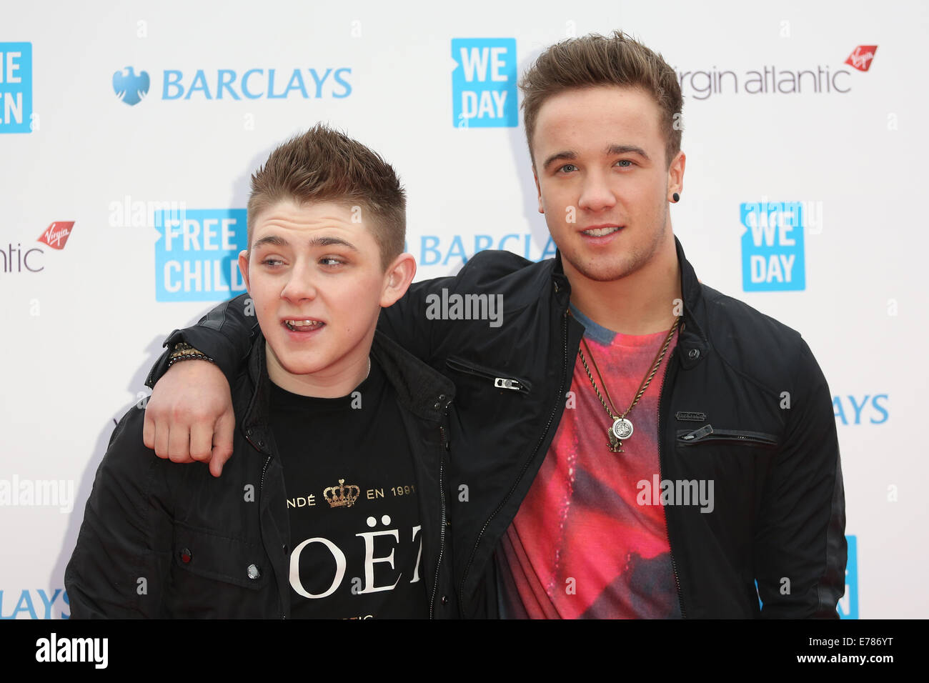 WE day UK held at Wembley arena - Arrivals Featuring: Nicholas McDonald ...