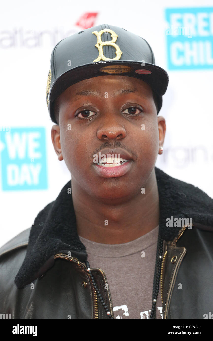 WE day UK held at Wembley arena - Arrivals Featuring: Jamal Edwards ...