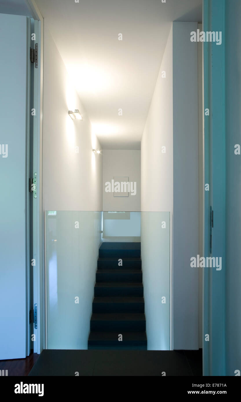 modern house interior, corridor Stock Photo - Alamy