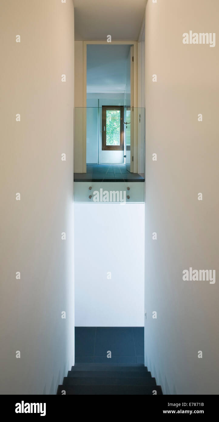 modern house interior, corridor Stock Photo - Alamy