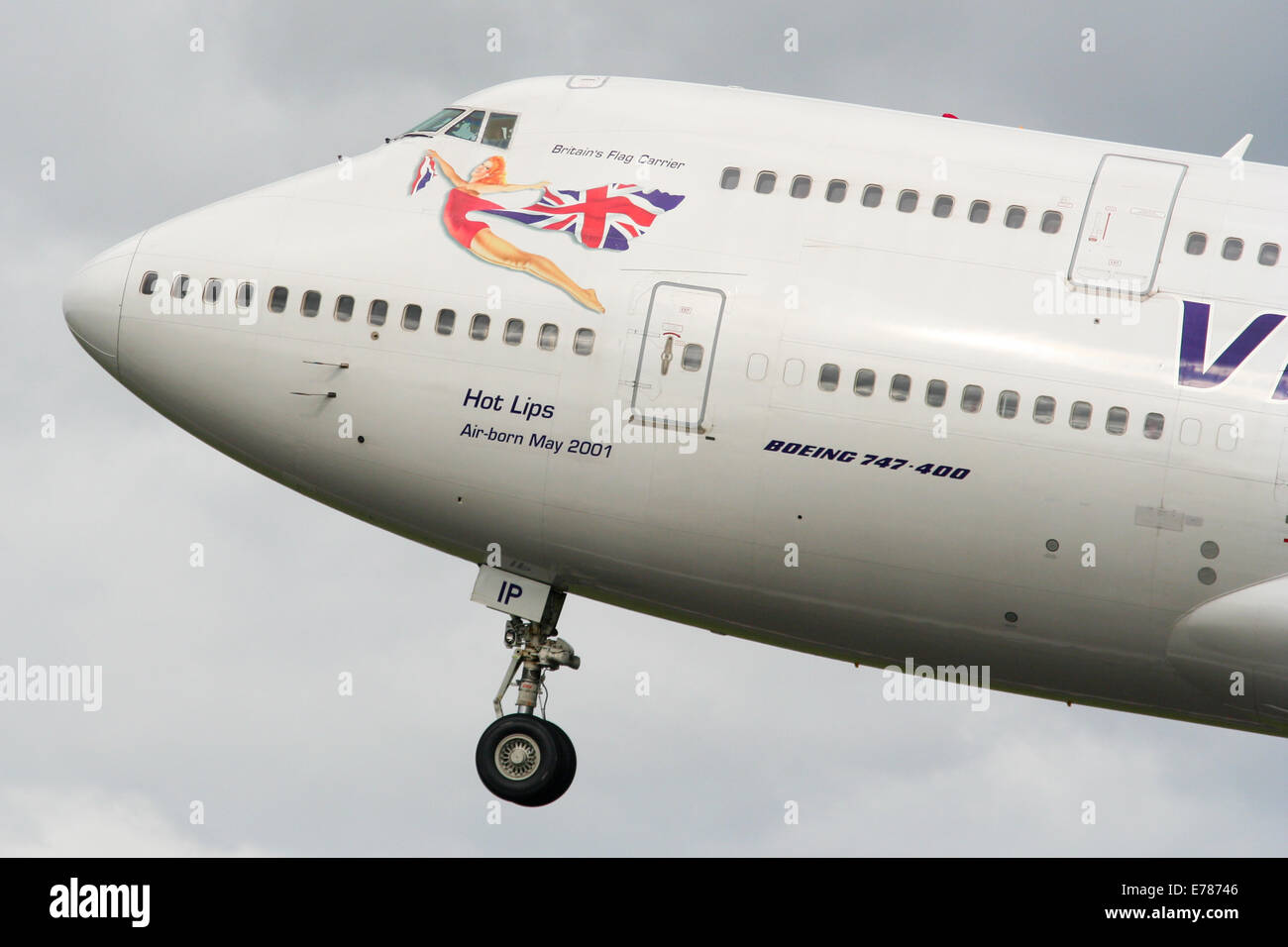 Manchester airport boeing 747 hi-res stock photography and images - Alamy