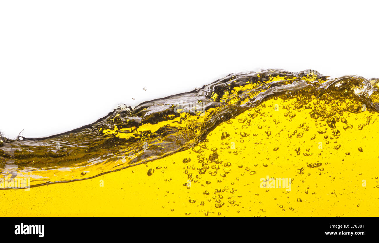 An abstract image of spilled oil . On a white background Stock Photo ...