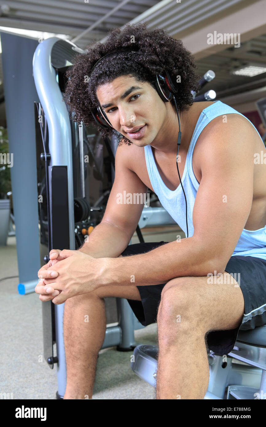 Man in the gym hi-res stock photography and images - Alamy
