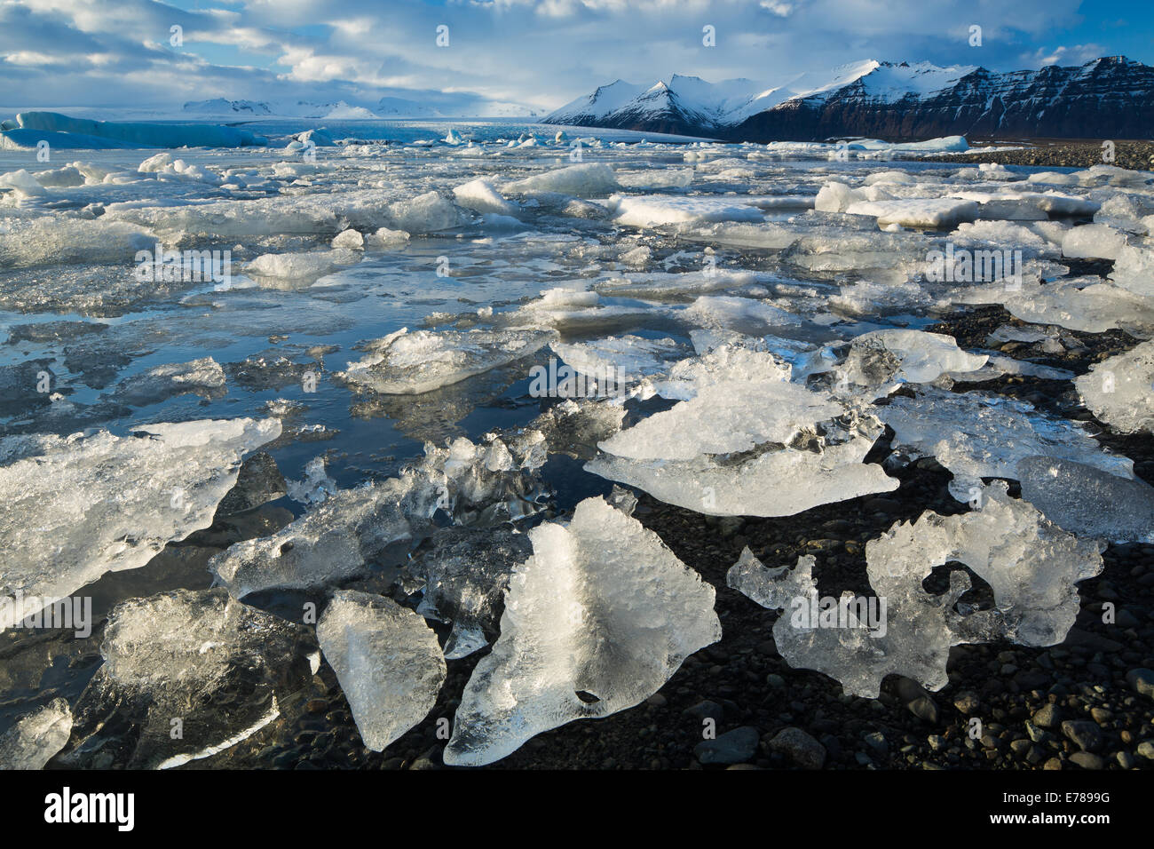 Jökulsárlón glacial lagoon, eastern Iceland Stock Photo - Alamy