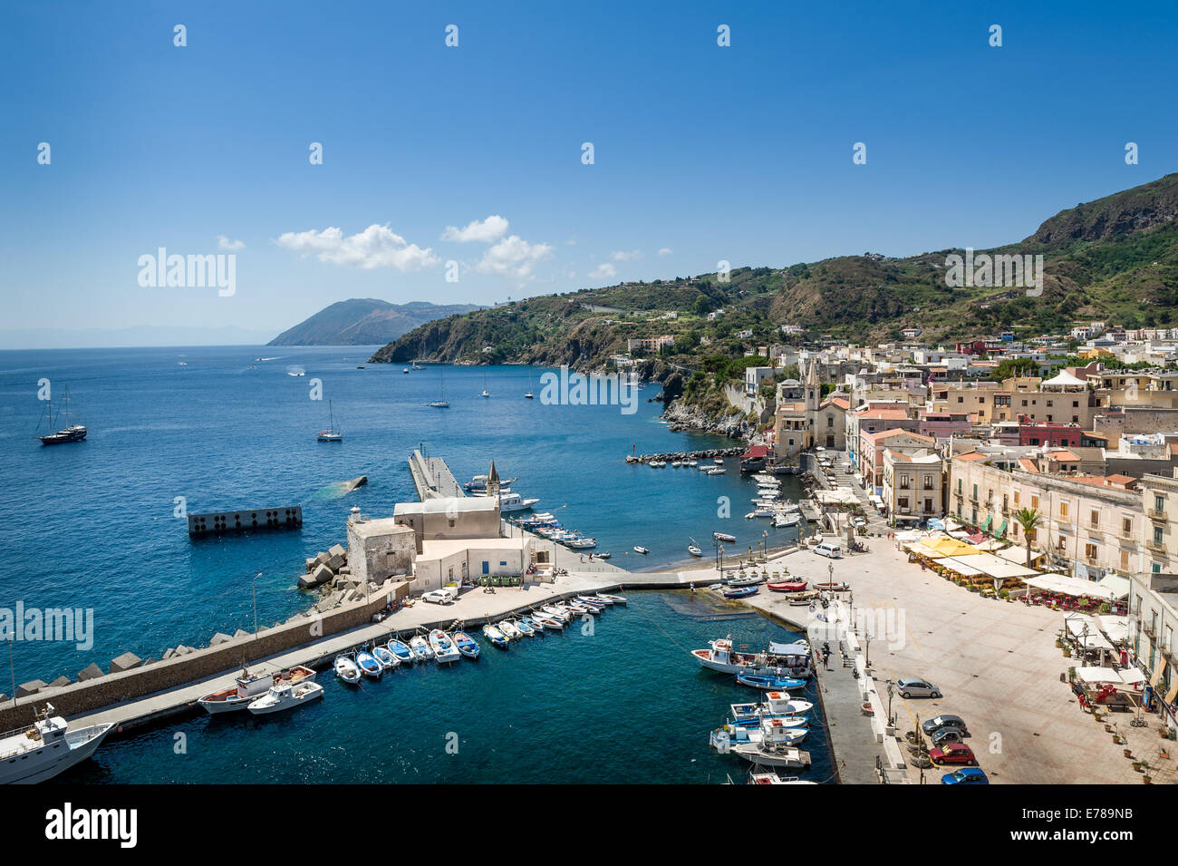 Lipari italy sail hi-res stock photography and images - Alamy