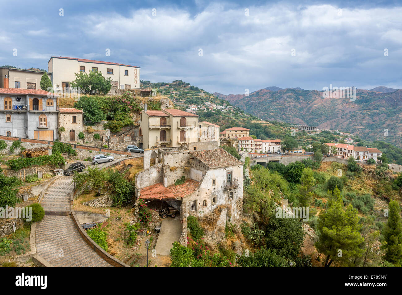 Savoca old town Stock Photo - Alamy