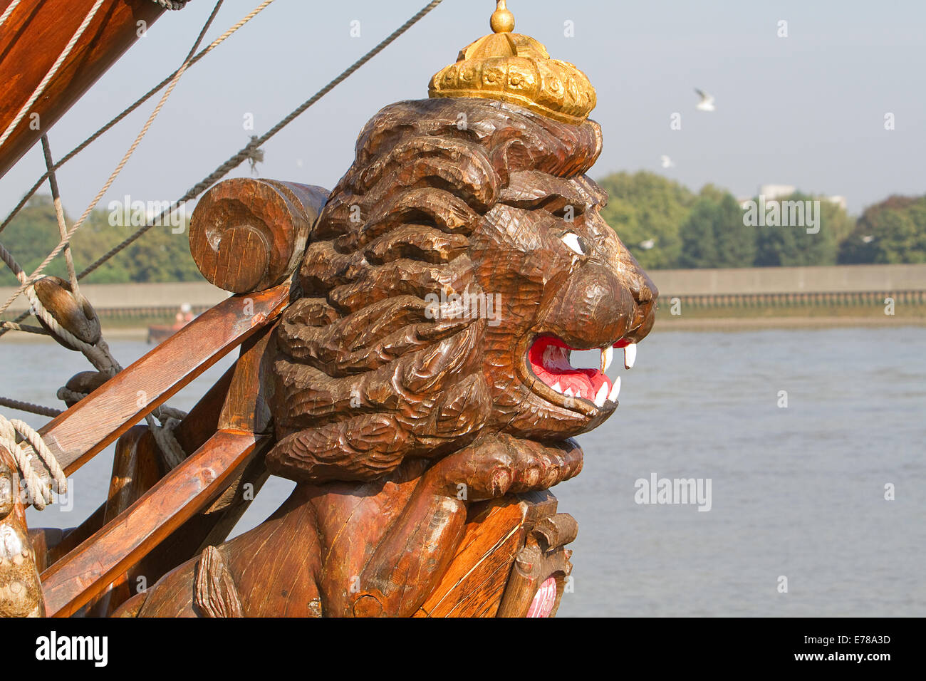 The Shtandart is a modern replica of a Russian navy flagship that was ...