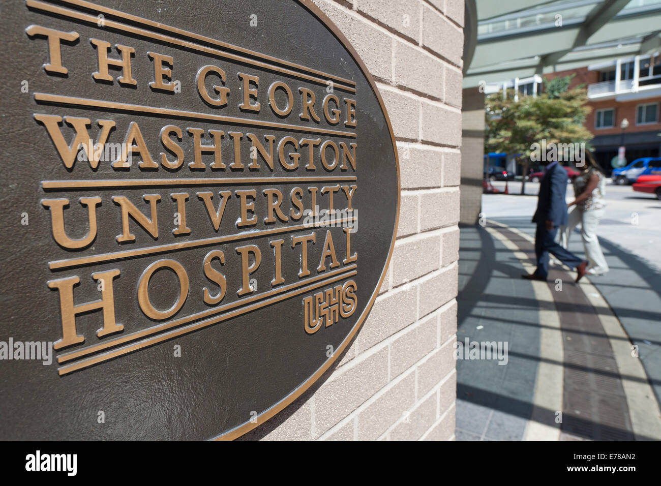 George washington university hospital washington hi-res stock ...