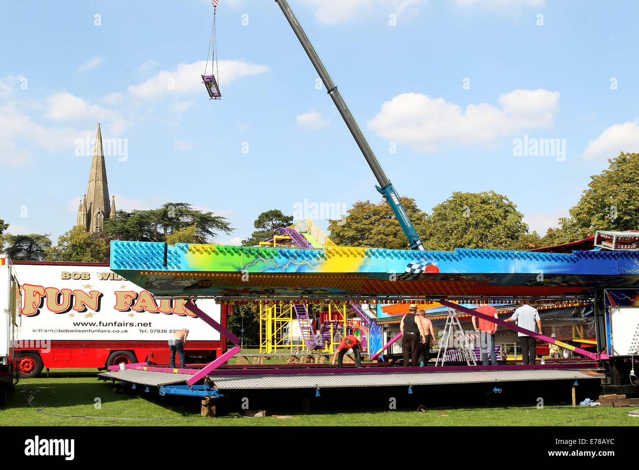 Witney feast funfair hi-res stock photography and images - Alamy