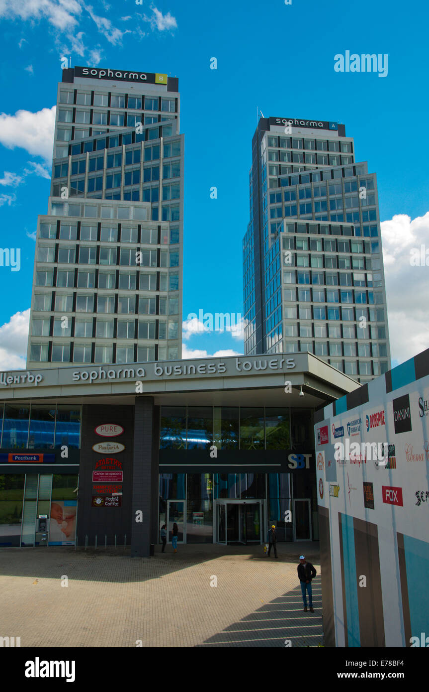 Sopharma business towers hi-res stock photography and images - Alamy