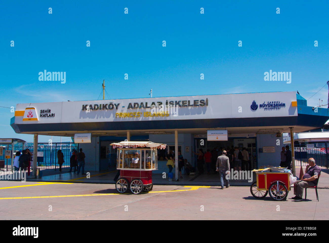 Terminal for ferries to Kadiköy and Adalar the Princes islands, Port ...