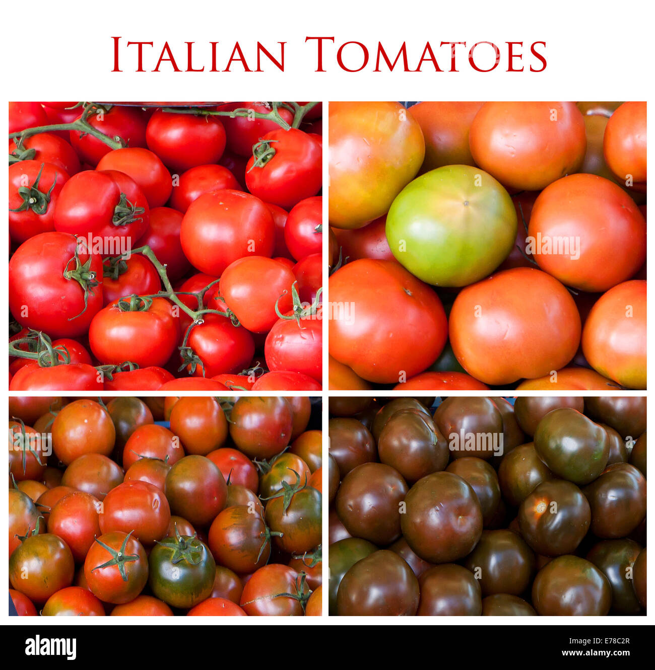 Mediterranean food collage hi-res stock photography and images - Alamy