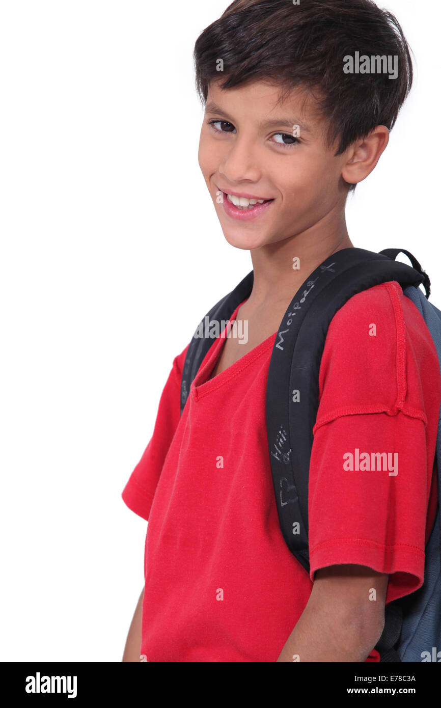 Child rucksack uniform hi-res stock photography and images - Alamy
