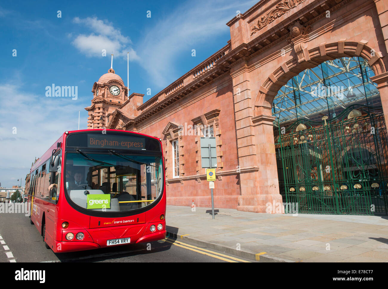 The newly refurbished Nottingham City Train Station, Nottinghamshire ...