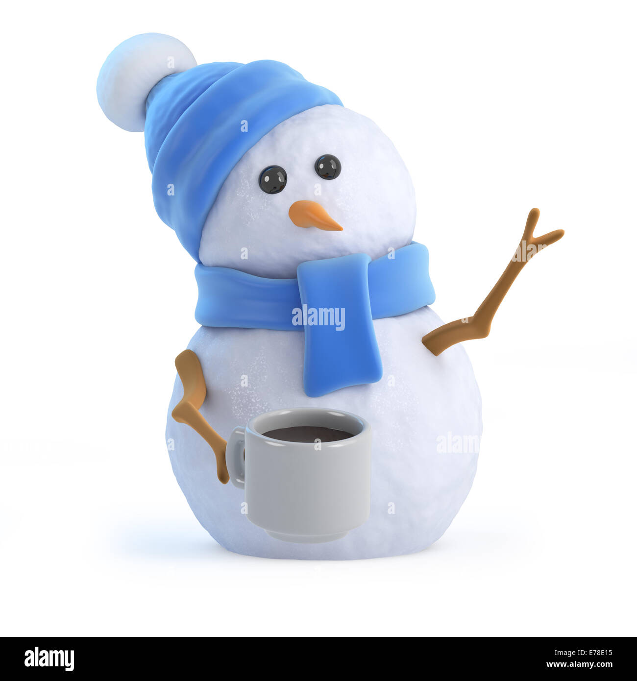 Snowman tea Cut Out Stock Images & Pictures - Alamy