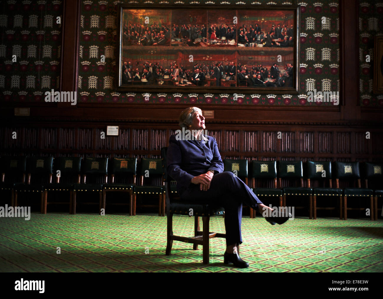 Shirley Williams. Baroness Shirley Williams photographed in the House ...