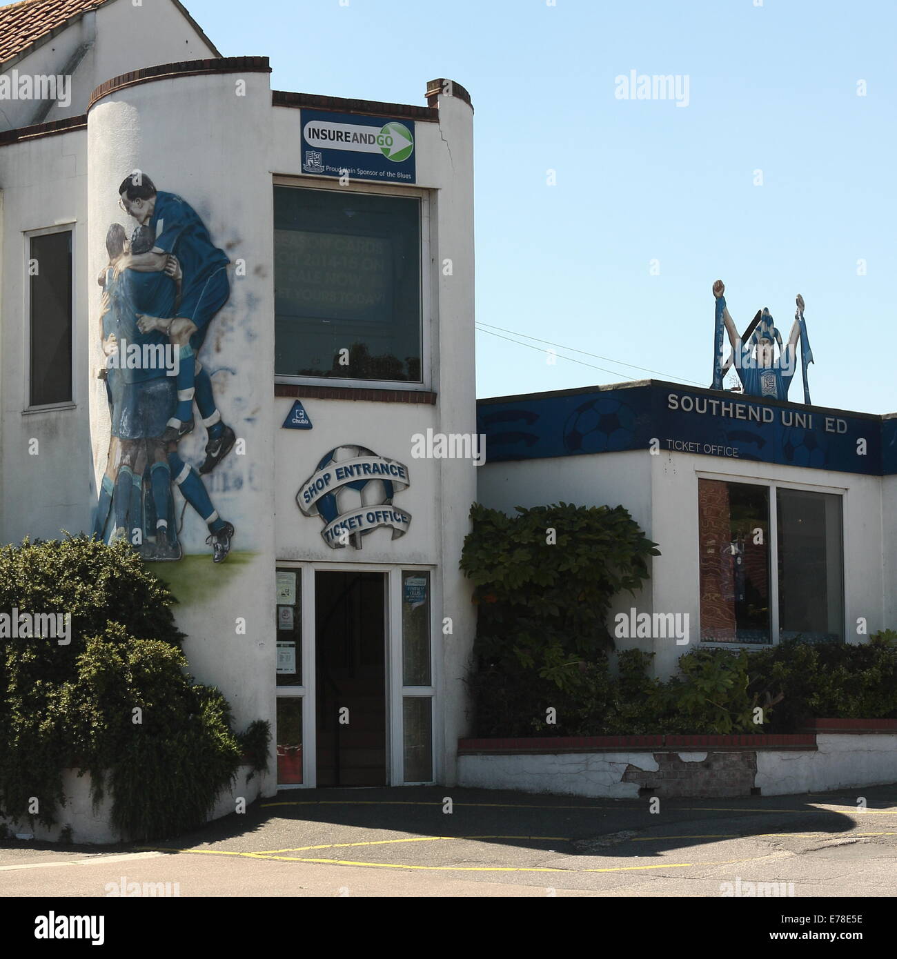 Roots Hall, the home of Southend United Football Club Stock Photo - Alamy