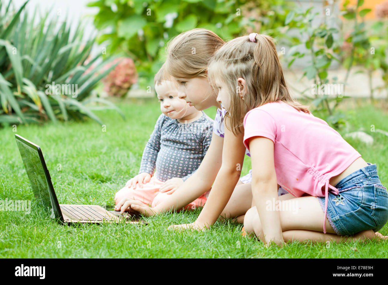 Computer Library Children High Resolution Stock Photography and Images ...