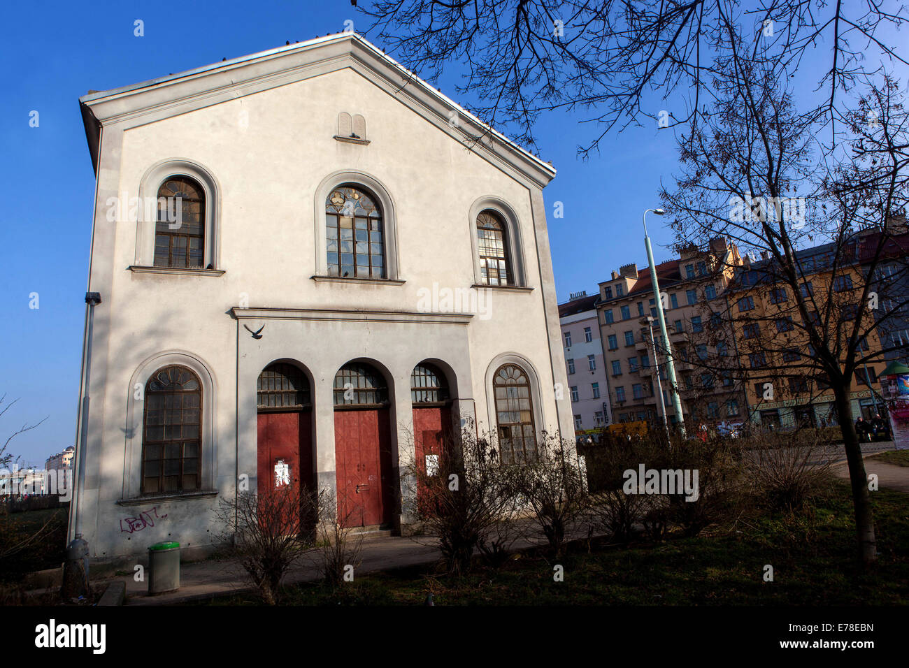 New Liben Synagogue, Palmovka, Prague Czech RepublicPrague Stock Photo ...