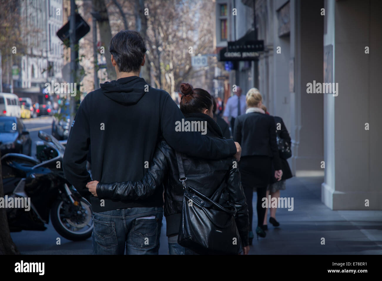 Couple arm in arm hi-res stock photography and images - Alamy