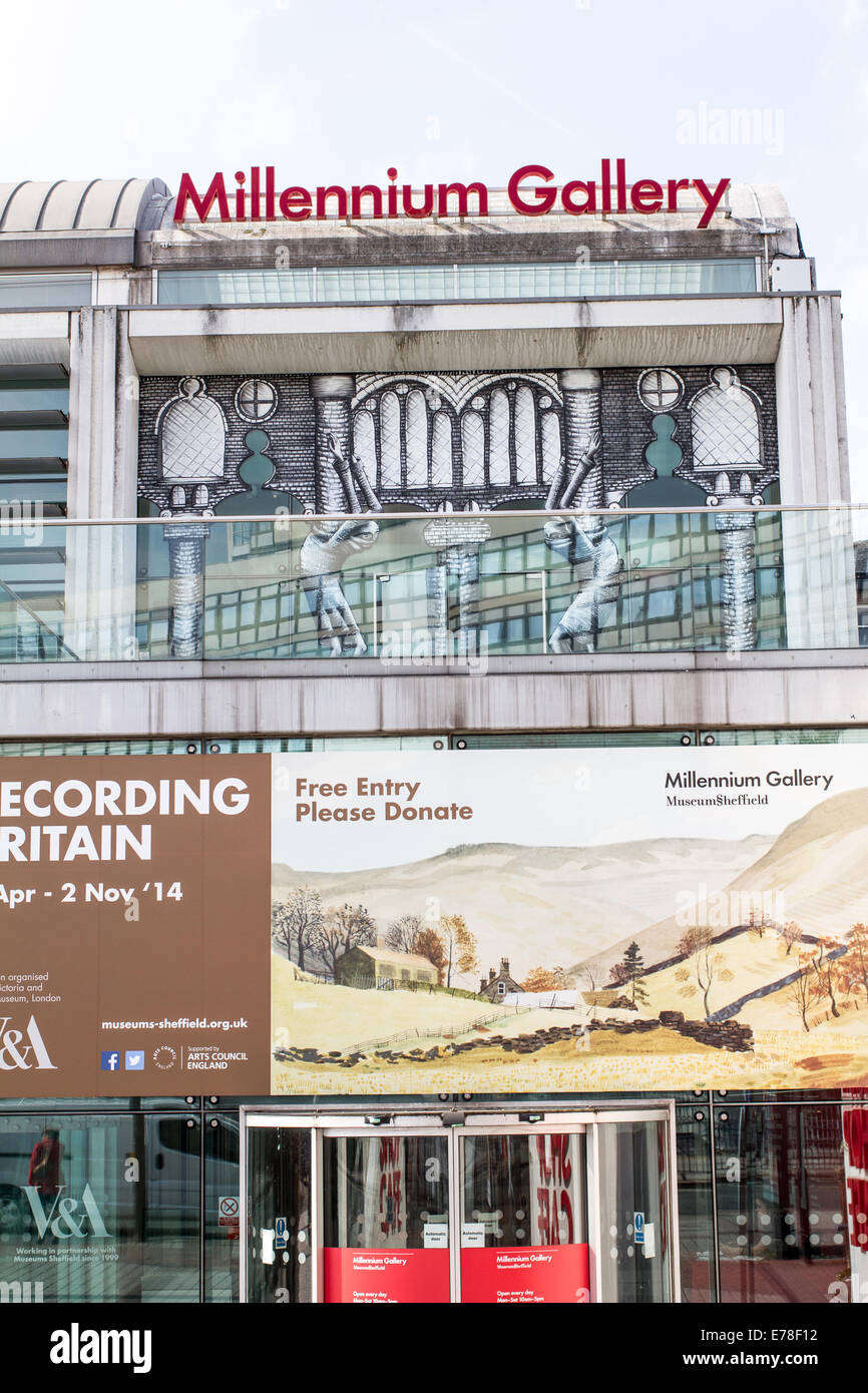 Millennium Gallery and Museum in Sheffield South Yorkshire UK Stock ...