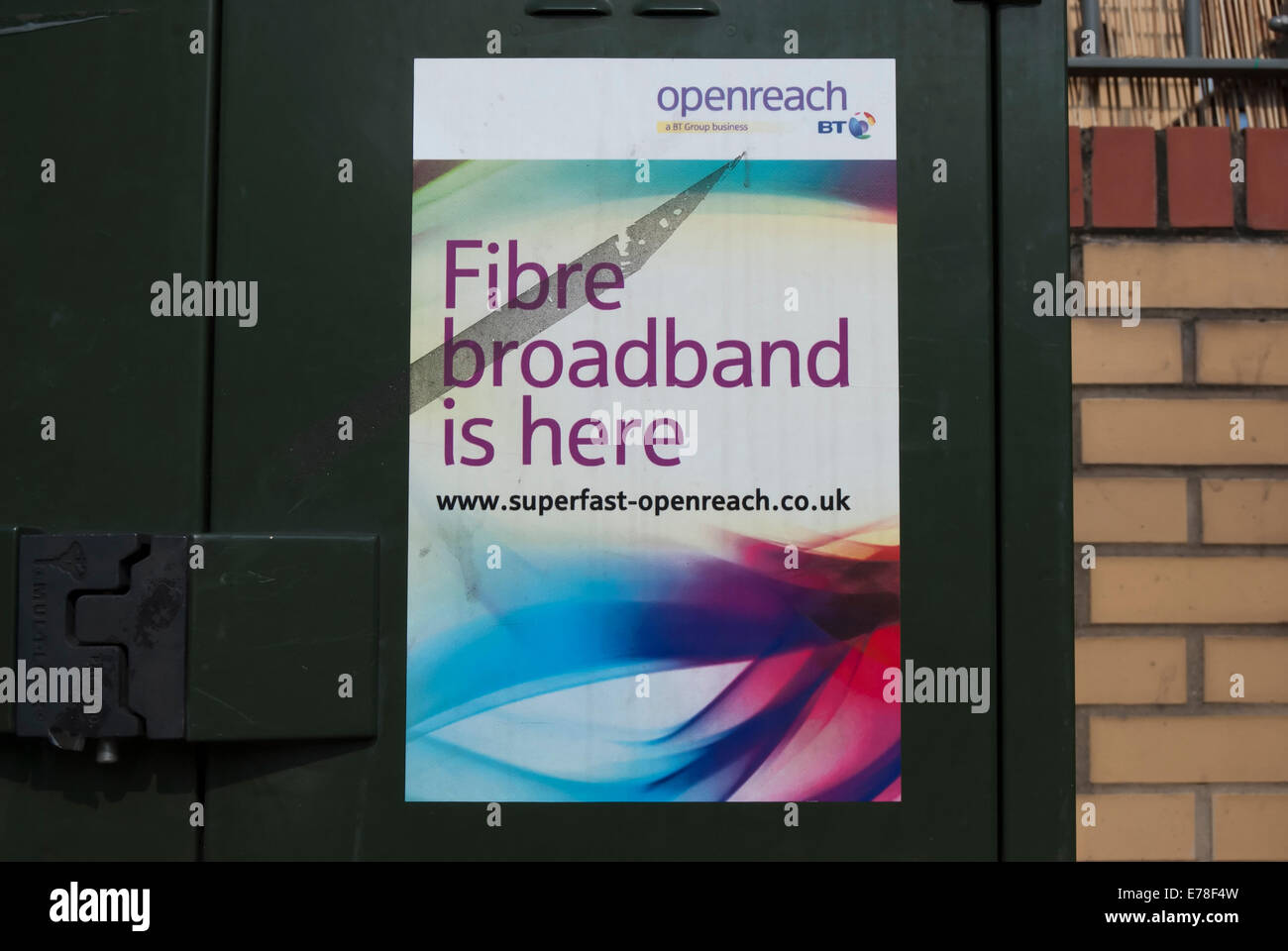 Bt fibre broadband posters hi-res stock photography and images - Alamy