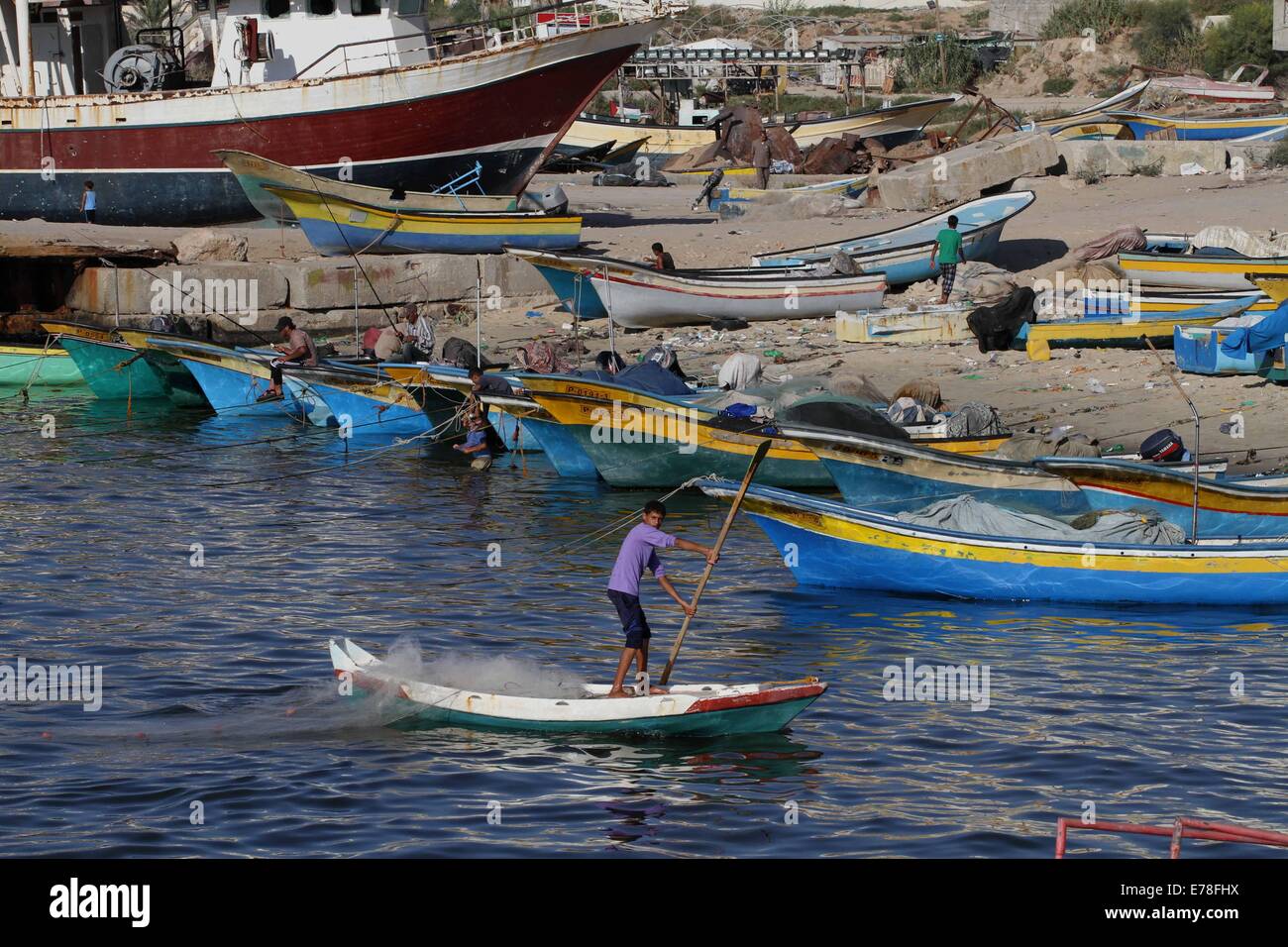 Gaza City, Gaza Strip, Palestinian Territory. 9th Sep, 2014. A ...