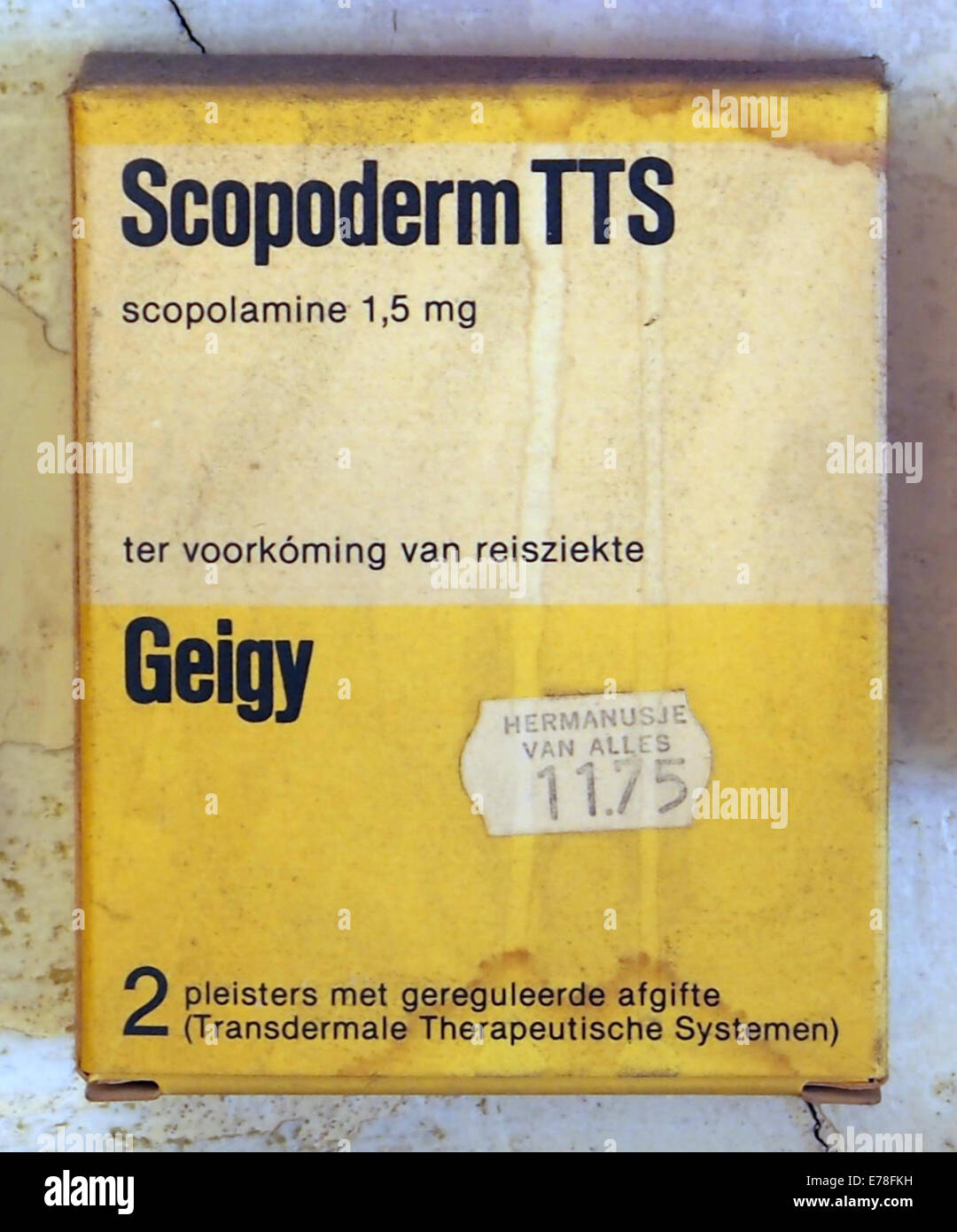 Scopoderm tts hi-res stock photography and images - Alamy