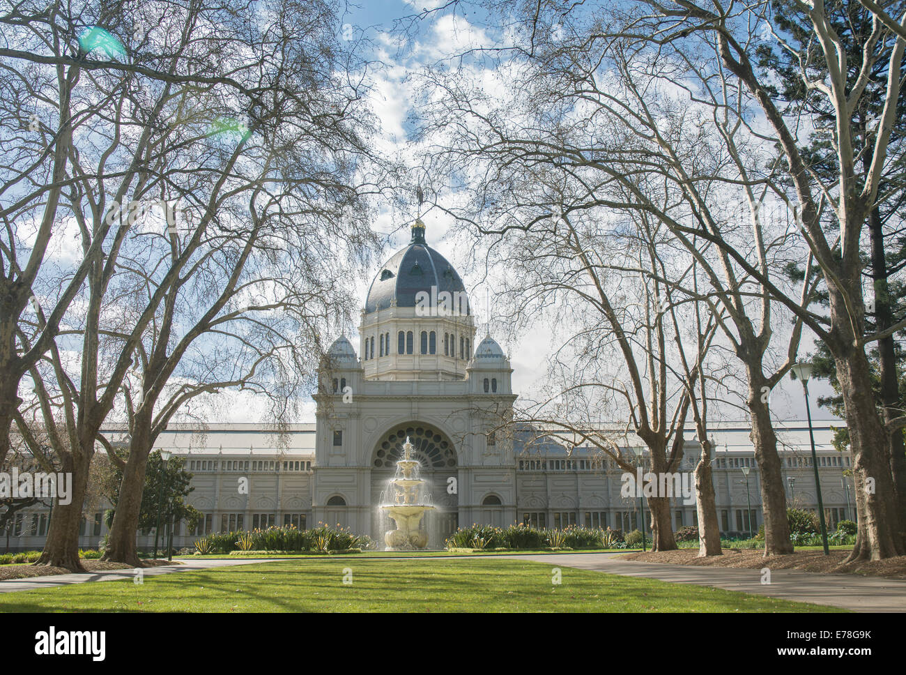 Carlton Gardens Royal Exhibition Building Melbourne Australia Stock ...