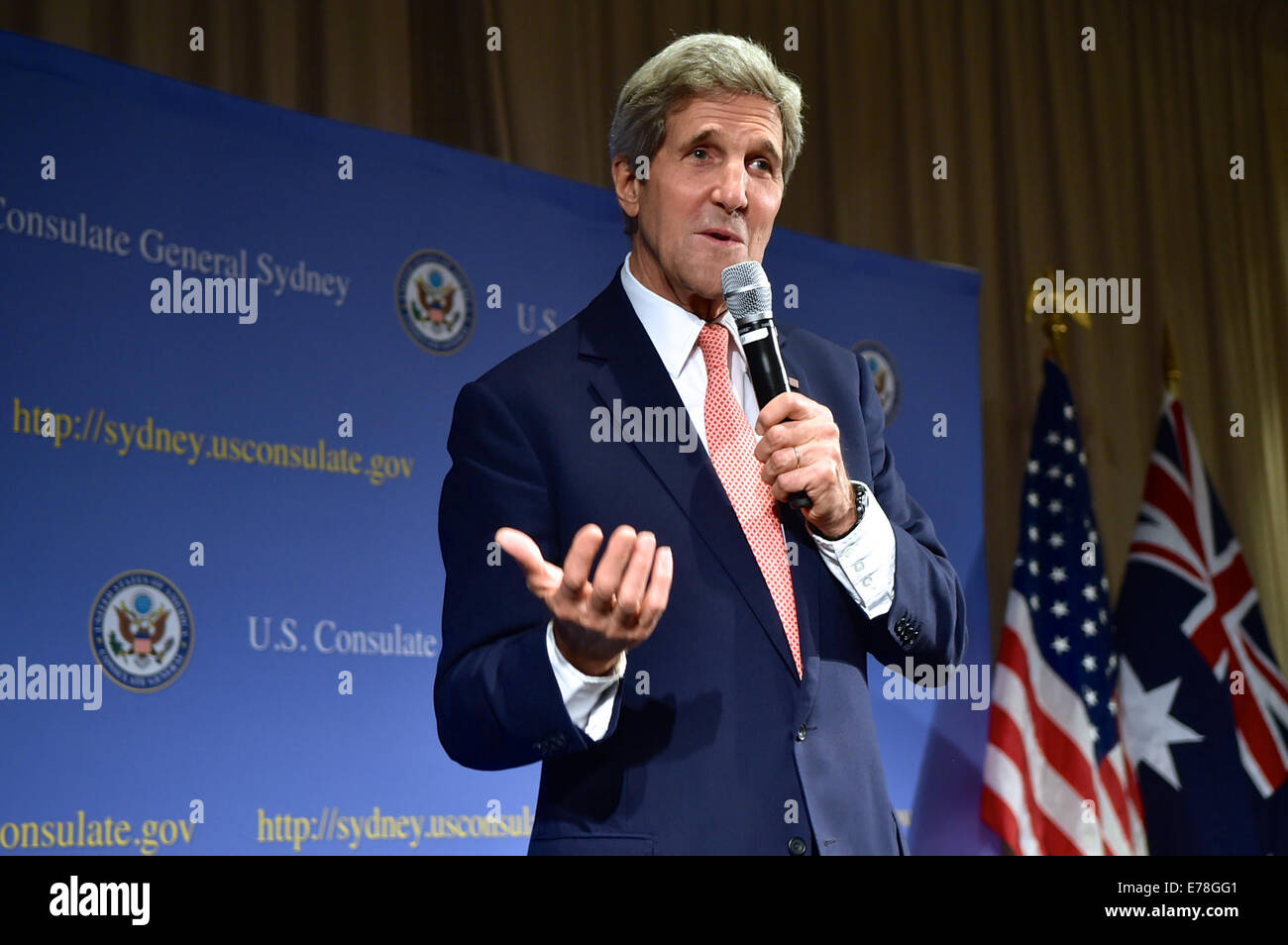 Secretary Kerry Addresses Staff and Family At Embassy Canberra U.S ...