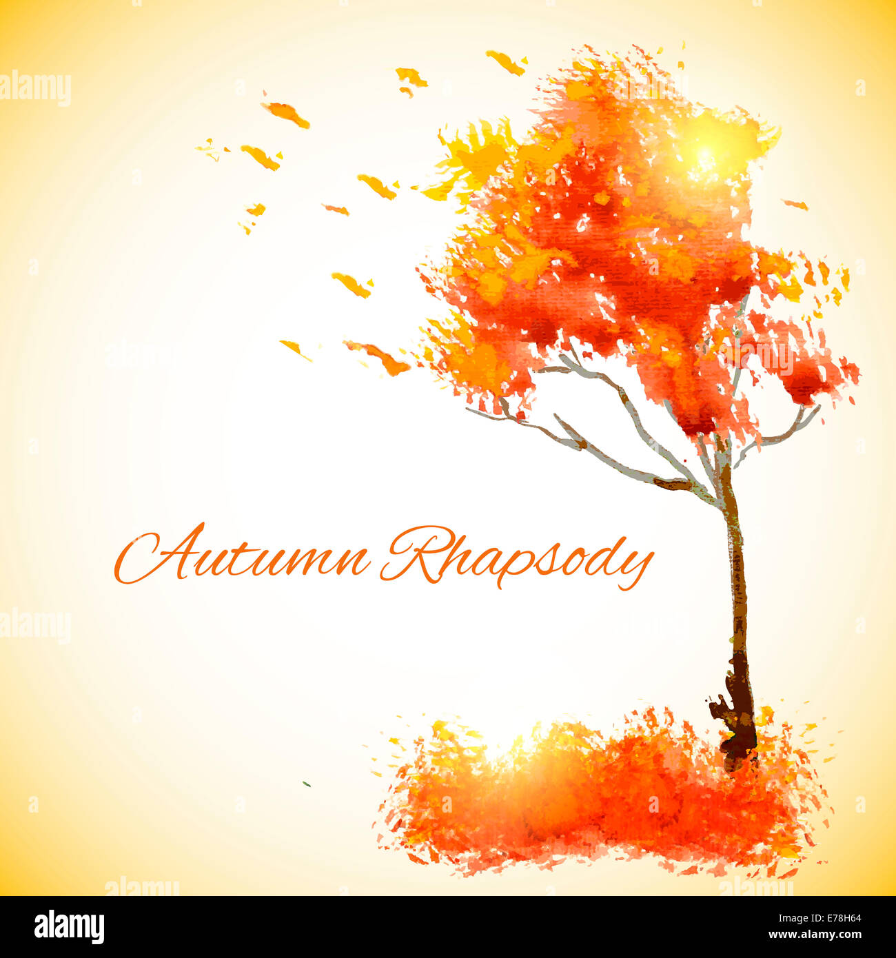 Falling oak tree in Cut Out Stock Images & Pictures - Alamy