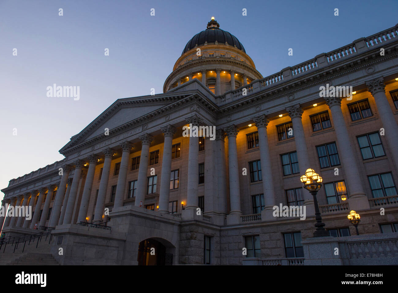 The State Capitol Building in Salt Lake City, Utah Stock Photo - Alamy