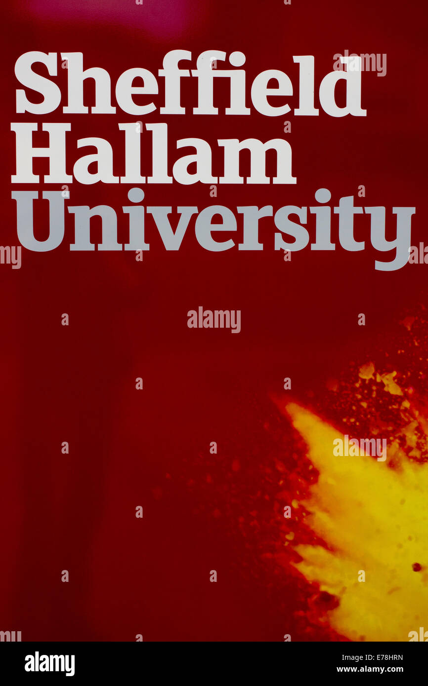 Sheffield Hallam University logo in Sheffield South Yorkshire Stock ... Sheffield Hallam University logo in Sheffield South Yorkshire Stock ...