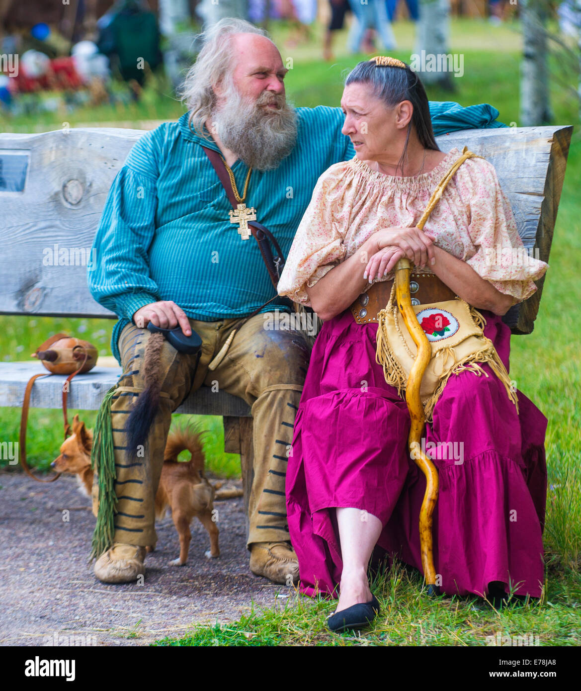 Mountain man rendezvous hi-res stock photography and images - Alamy