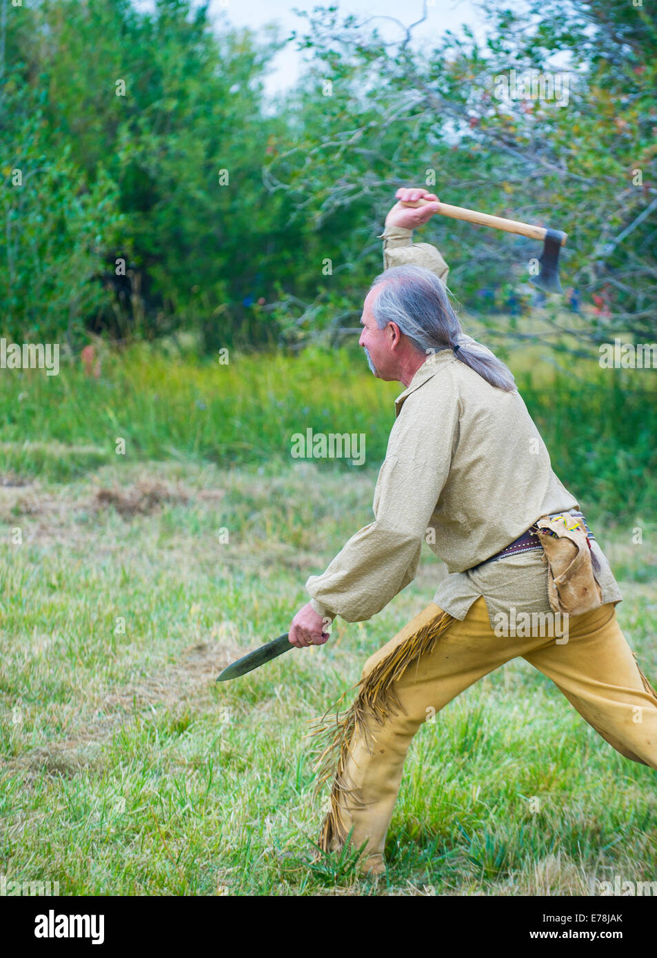 Mountain man rendezvous hi-res stock photography and images - Alamy