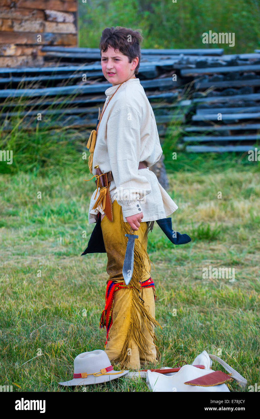 Mountain man rendezvous wyoming hi-res stock photography and images - Alamy